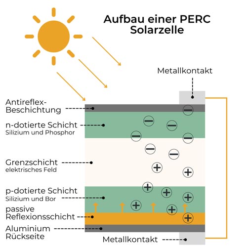 PERC-Solarzellen: teurer aber auch besser?